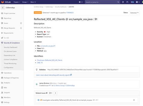 Update Solution And Or Description In GitLab Issues And Security Dashboard Issue