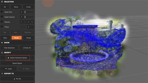 Scaniverse Gaussian Splatting Babylon Js