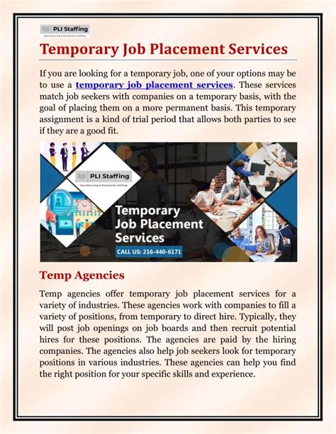 Ppt Temporary Job Placement Services Powerpoint Presentation Free