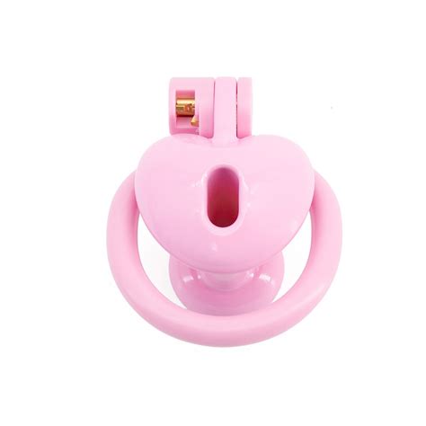 Inverted Chastity Cage 3d Printed Sissy Pink Chastity Cage