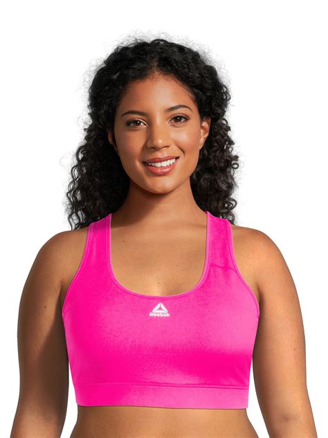 Reebok Womens Plus Size High Impact Racerback Sports Bra Sizes 1x 4x
