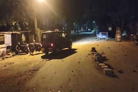 Karnataka 40 Arrested Over Stone Pelting At Police Station In Hubli 6