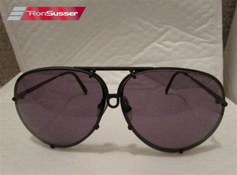Porsche Design Pd Carrera Aviator Sunglasses 5621 Black Frame Gray
