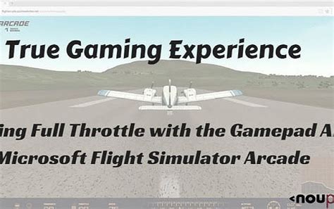 True Gaming Experience With The Gamepad Api In Microsoft Flight