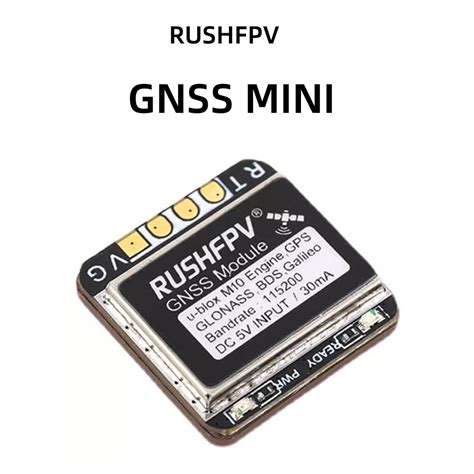 Rushfpv Gnss Mini M10 Ubx Nmea Dual Protocol Gps Module เสาอากาศเซรามิกในตัว Shopee Thailand