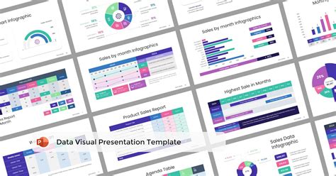 data visual presentation incl data and chart envato elements