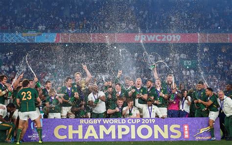 Watch Today In History Boks Lift Rugby World Cup Trophy News24