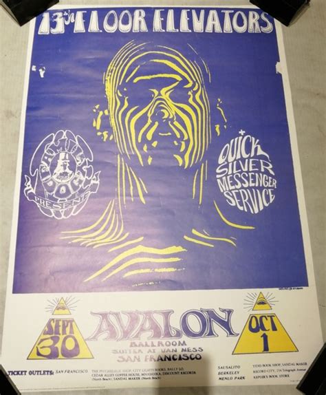 36水【ポスター入荷】beatles Csnandy 13th Floor Elevaters ディスクユニオン新宿中古センター