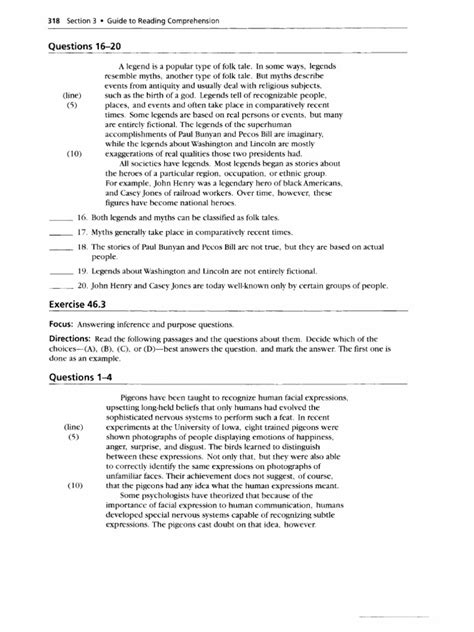 Inference And Purpose Exercise Pdf Young Adult General Fiction