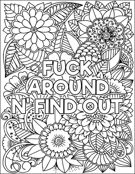 Adult Coloring Pages Digital Coloring Book Pdf Printable Adult