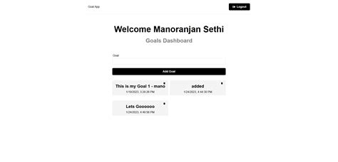 Github Manoranjan Sethi Mern Goal App A Simple Goal Setting