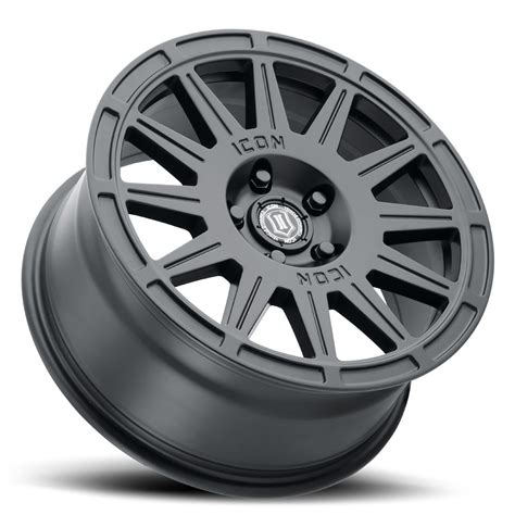 Ricochet Satin Black Icon Alloys Icon Vehicle Dynamics