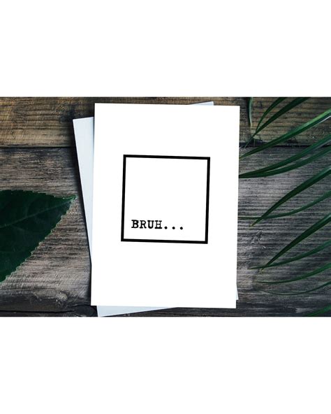 Bruh Png Bruh Typewriter Font Png File For Sublimation Bruh Poster