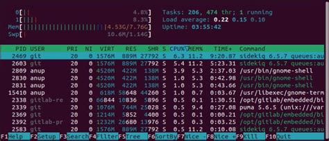 How To Install And Use Htop On Ubuntu Linux Start