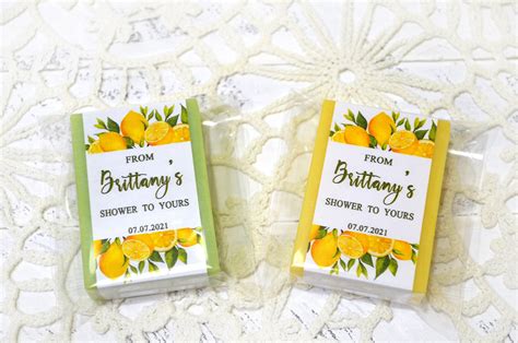Lemon Bridal Shower Favors Soap Lemon Baby Shower Favors Etsy