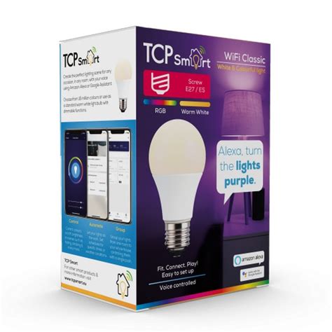 Tcp Smart Wi Fi Multicolour E27 Led Bulb Tcp E27col