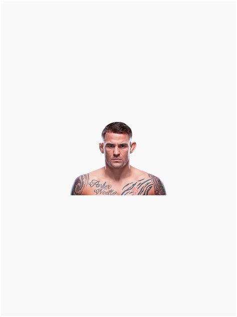 Dustin Poirier Sticker For Sale By Weebtown Redbubble
