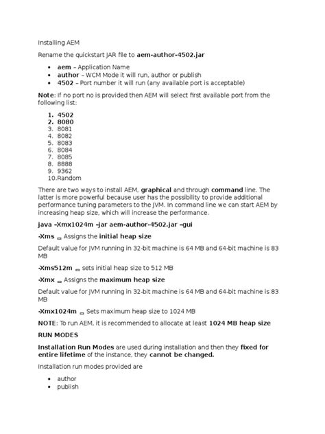 Installing And Configuring Aem Pdf Apache Server Command