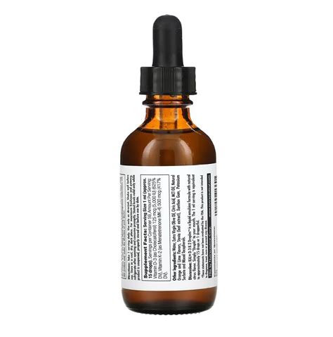 KAL, Витамины D3 и К2 в каплях, vitamin D3+K2 59 мл Купить в Республике ...