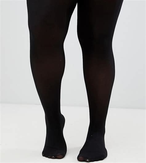 Asos Curve Curve 40 Denier Black Tights Modesens