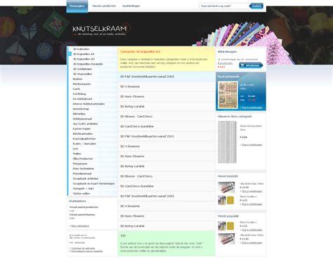 Webshop Layout