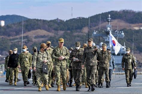 US And South Korea Unveil Joint Declaration Naval Technology