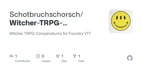 Witcher Trpg Compendiums For Foundry Vttreadmemd At Main