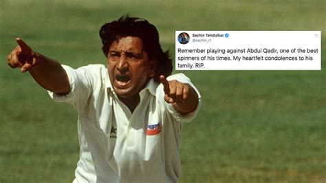 Indian Cricket Fraternity Mourn Demis Of Former Pakistan Cricketer