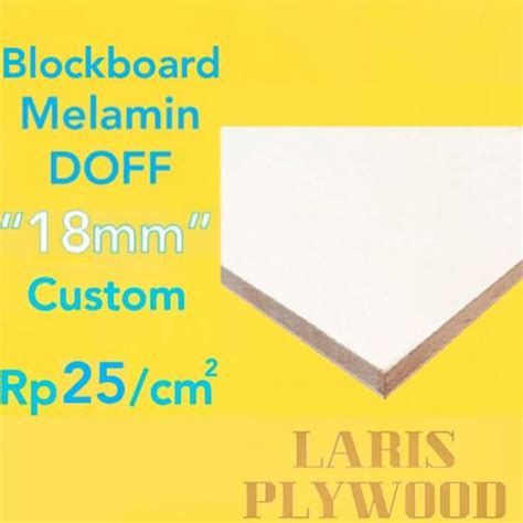 Jual Blockboard Melamin Custom Mm Muka DOFF Blockmin Custom Jakarta Timur Laris