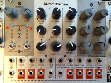 Hexinverter Mutant Machine Eurorack Drum Module Reverb