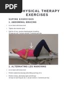 Williams Flexion Exercises Pdf