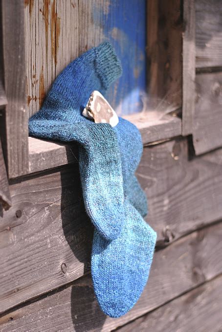Blue Rainbow Socks — Knitting Squirrel