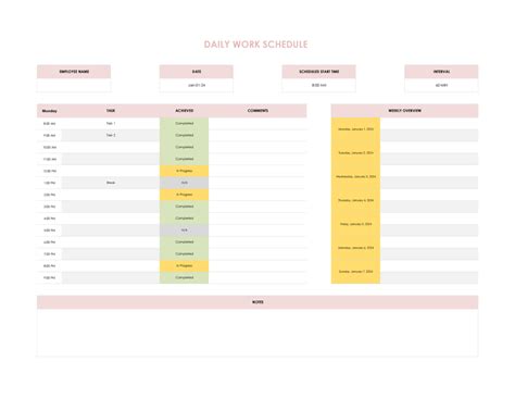 12 Hour Shift Schedule Template Excel And Gsheets Wordlayouts