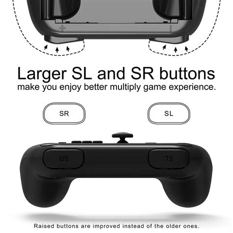 2pcs Nintend Switch Handle Grip Comfort Ergonomic Vicedeal