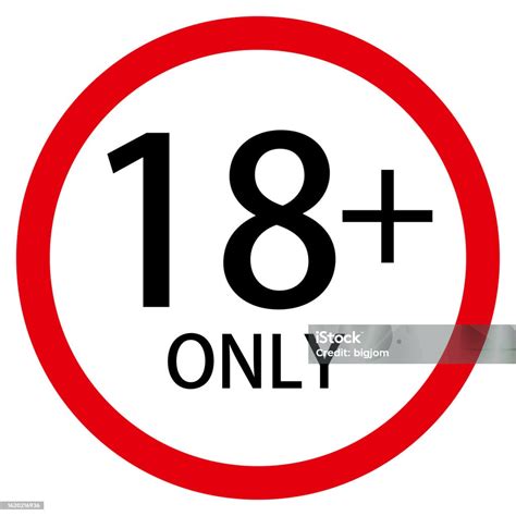 18プラスのみのアイコン18歳未満の年齢制限の記号ベクターイラスト アイコンのベクターアート素材や画像を多数ご用意 アイコン