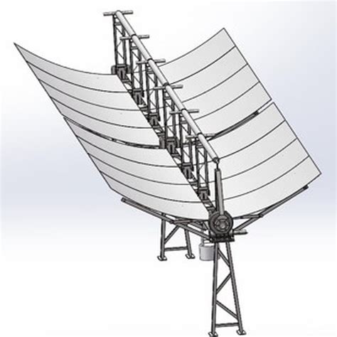 Trough Type Csp Solar Steel Structure Installation Tool For Csp Structures
