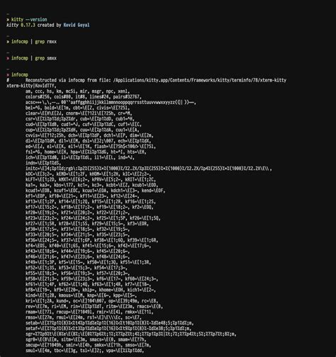 strikethrough is not in terminfo · issue 2576 · kovidgoyal kitty · github