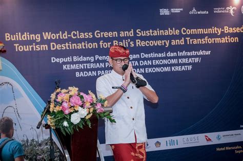 Menparekraf Bali Harus Jadi Center Of Excellent Pengelolaan Desa Wisata
