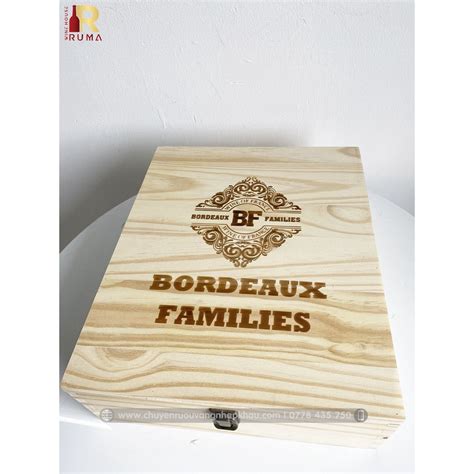 Hộp Gỗ đựng 3 Chai Rượu Vang Cao Cấp Shopee Việt Nam