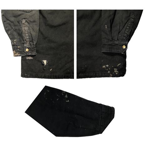 Vintage Quilt Lined Dickies Work Jacket Snap Button Depop