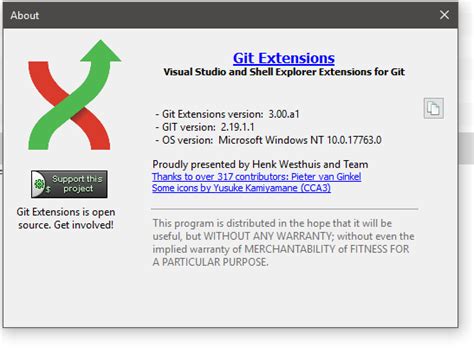 About Dialog Add System Info · Issue 5419 · Gitextensions