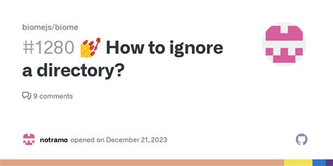 How To Ignore A Directory Issue 1280 Biomejs Biome GitHub
