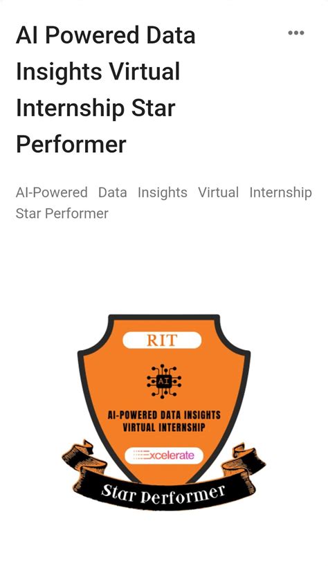 Ai Datainsights Virtualinternship Linkedinlearning Careergrowth