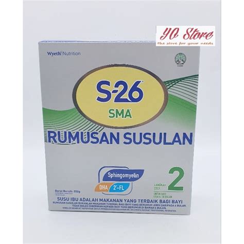 Wyeth S26 Sma Step 2 6 18 Months 550g Shopee Malaysia