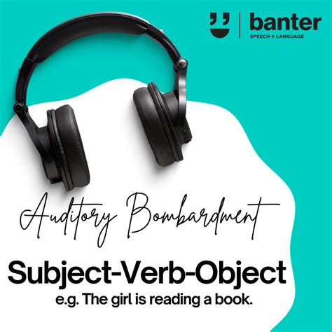 L Subject Verb Complement SVC Sentence Builders Banter Speech Language