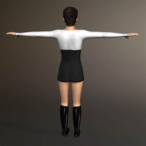 Rigged Sexy Girl 3d Model By Cgtools