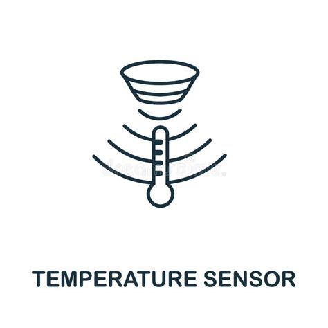 Temperatursensor Symbol Aus Der Sammlung Der Sensoren Symbole Kreativ