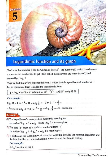 Solution Logarithm Explanation Studypool