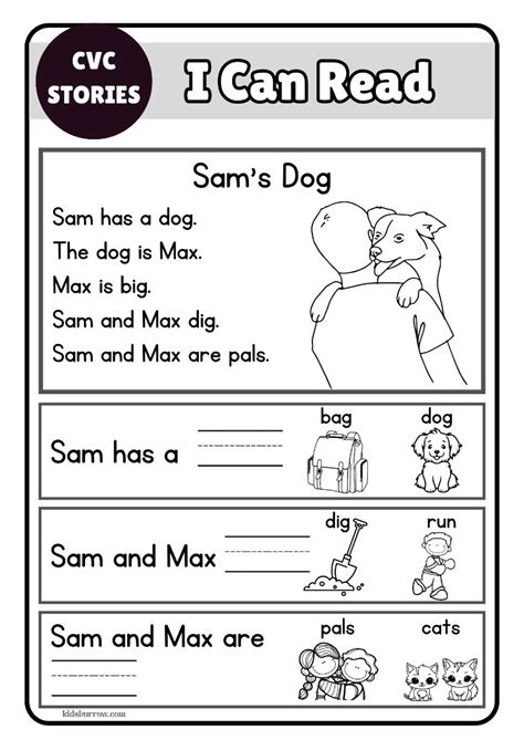 30 Cvc Stories Reading Comprehension Questions For Kindergarten