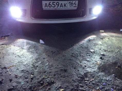 Ксенон в ПТФ Керамика 5000к Mitsubishi Lancer X 1 6 л 2014 года